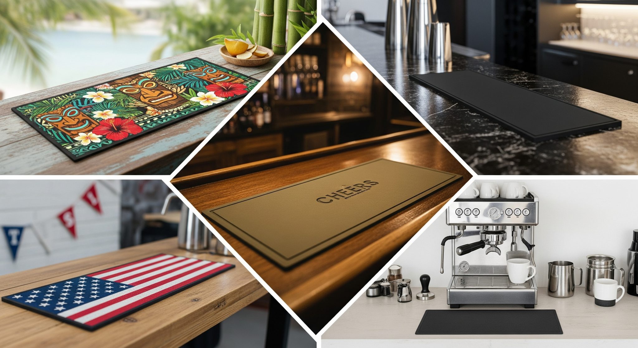 5 Stylish Bar Mat Ideas to Elevate Your Home Bar (Tiki, Modern & More ...